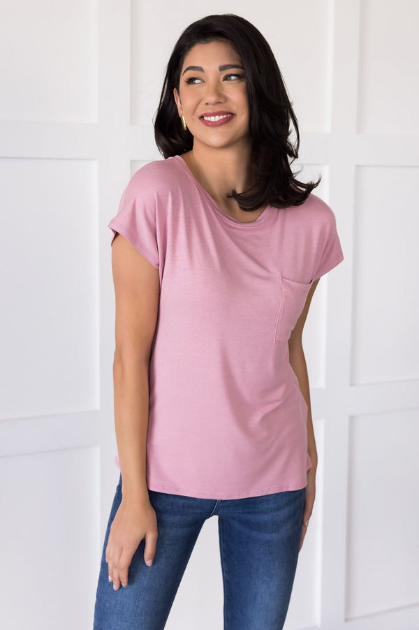 Basically Beautiful Modest Pocket Tee