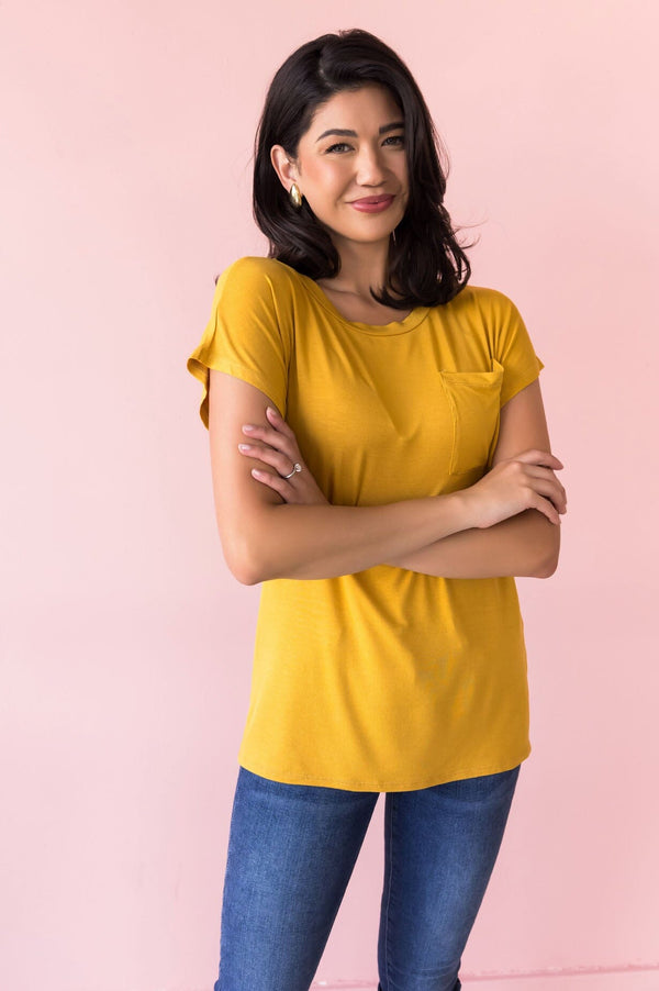 Basically Beautiful Modest Pocket Tee