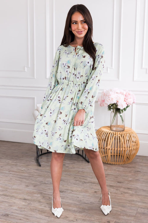 The Lisa Marie Modest Floral Dress