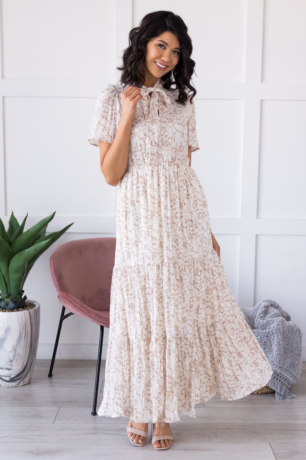 The Jennise Modest Maxi Dress