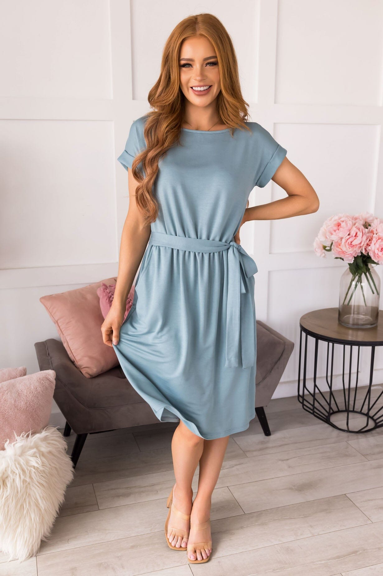 The Kendee Modest Midi Dress