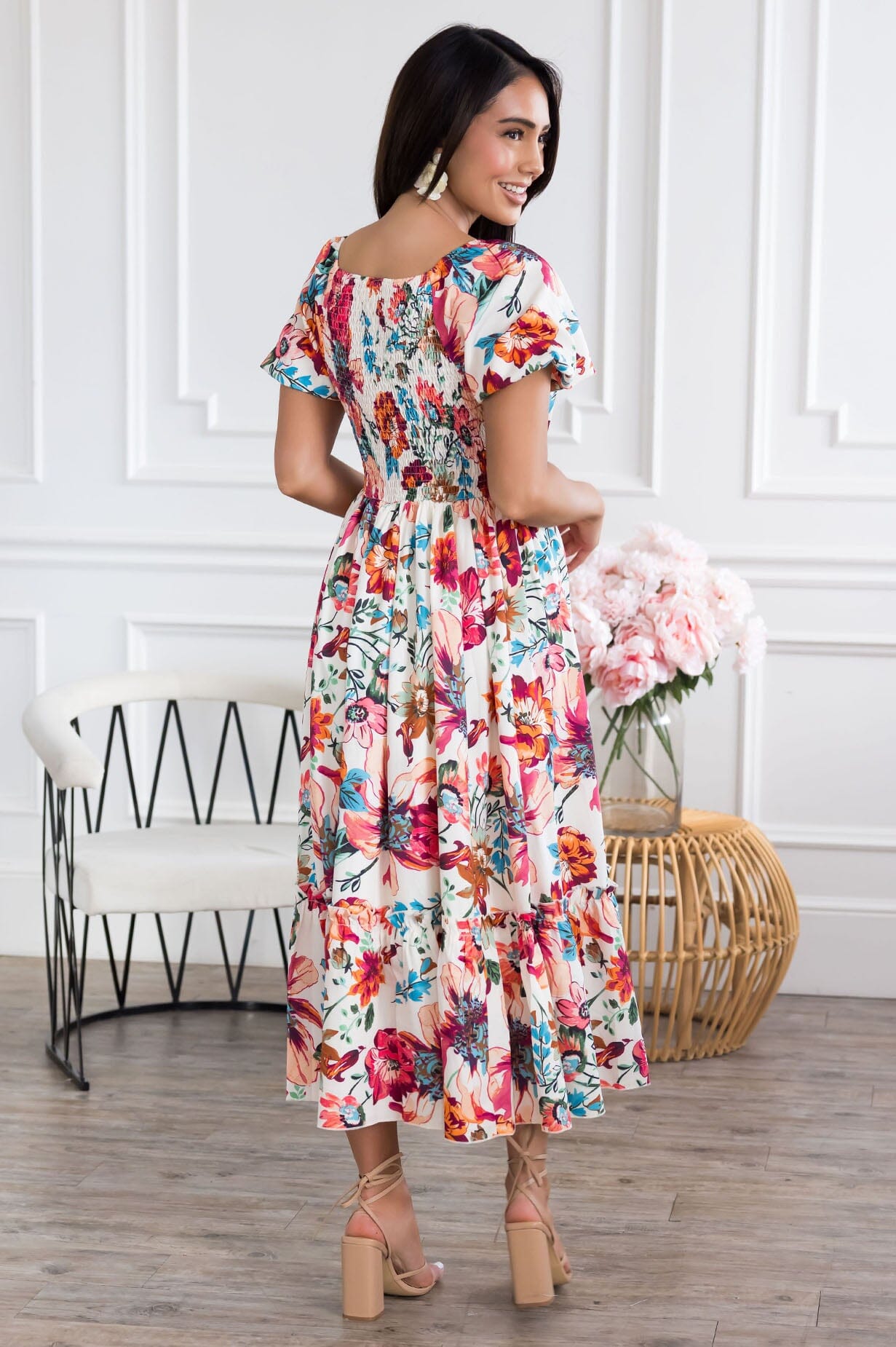 The Margalit Modest Floral Dress