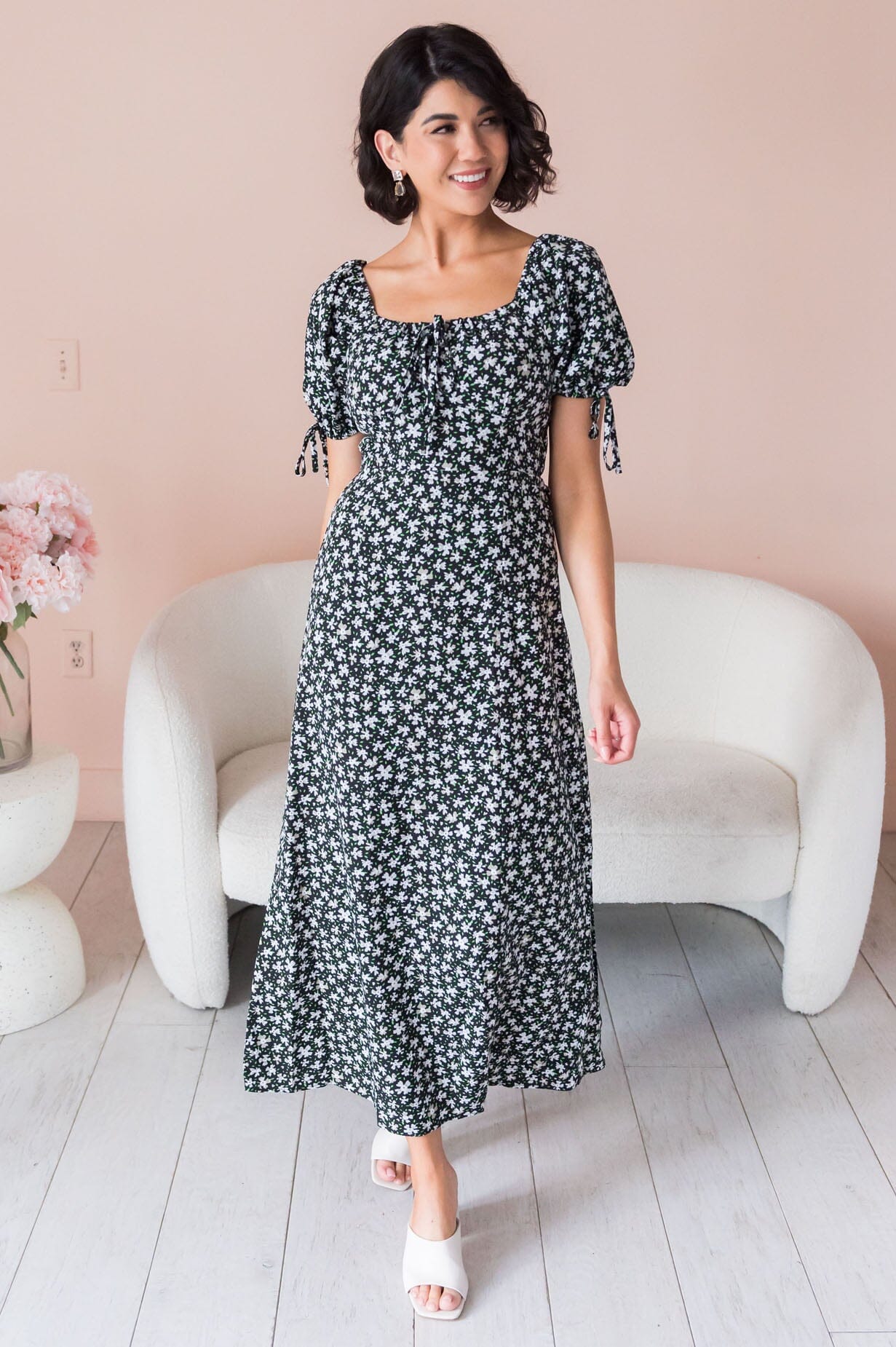 The Jamie Modest Floral Dress