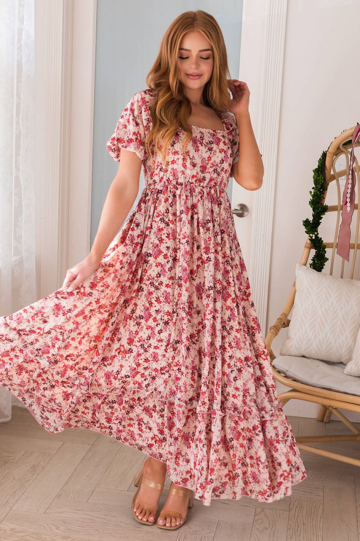 The Hadleigh Modest Sheer Dress