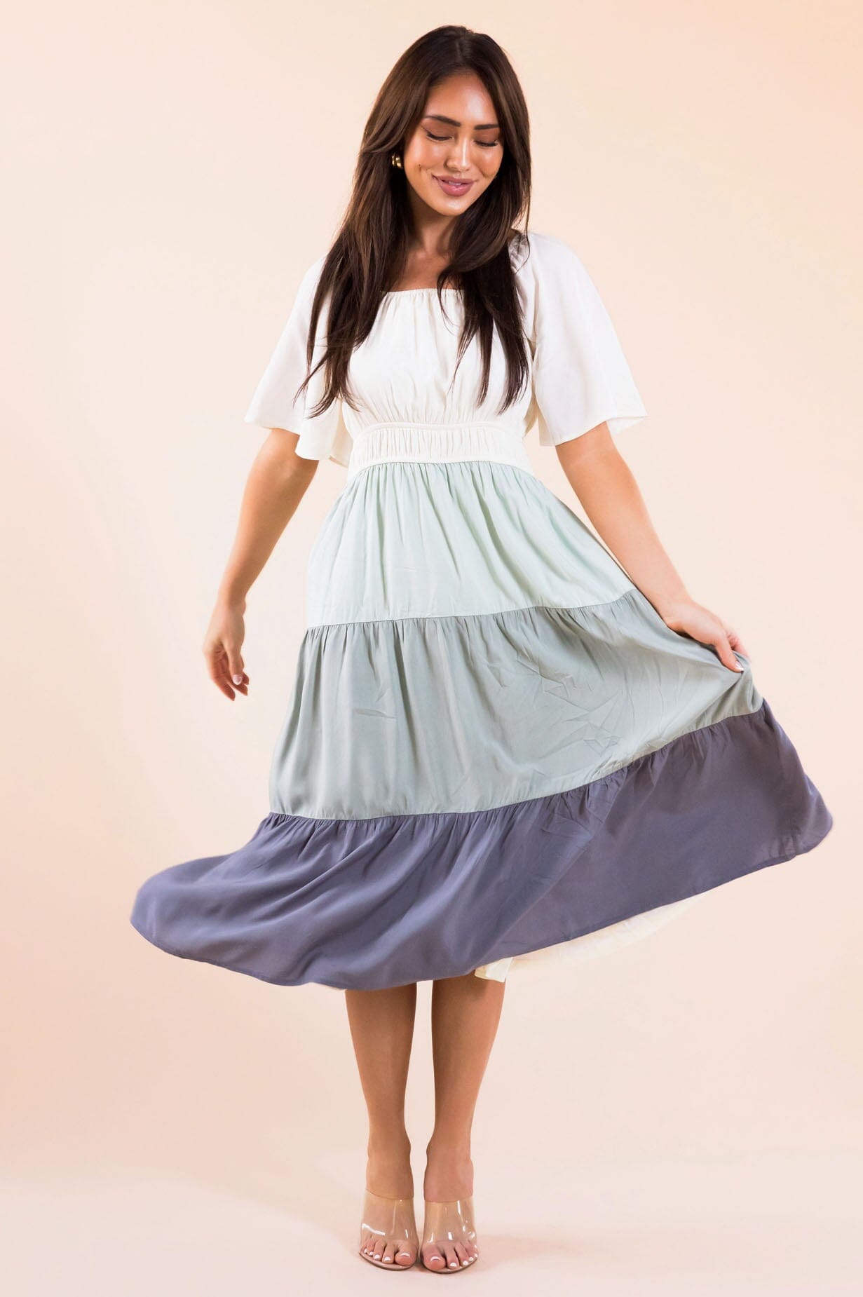 The Rina Modest Block Dress