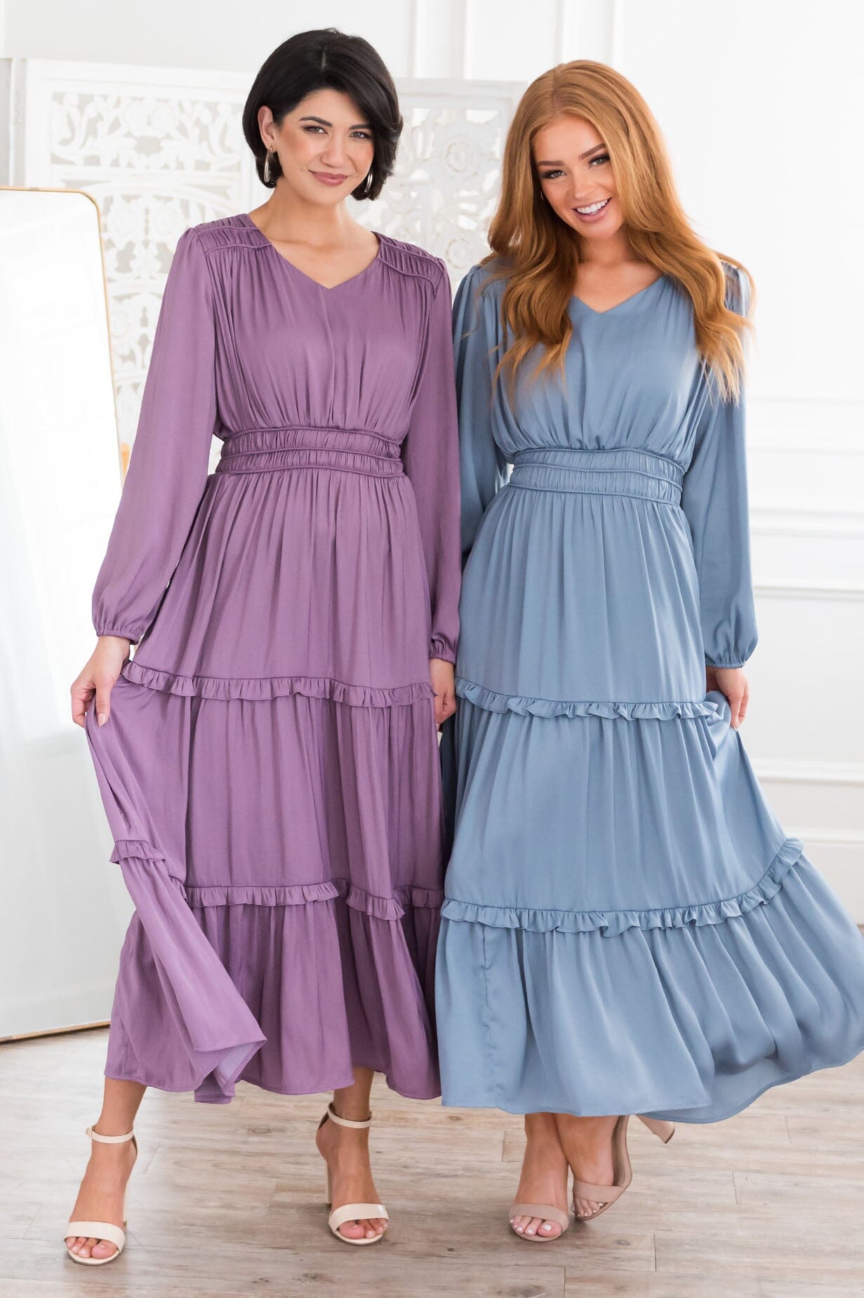 The Emily Rose Modest Blue Dress