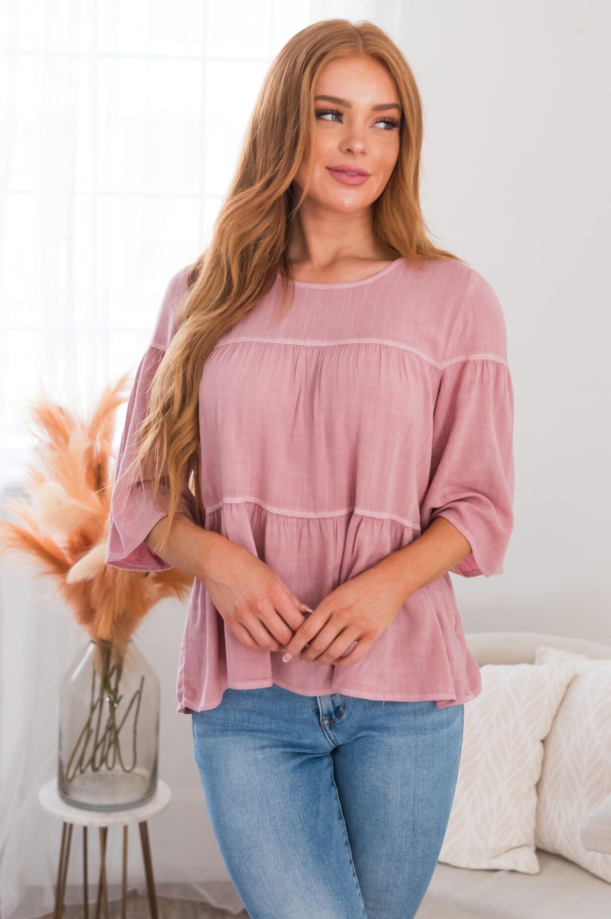 Too Good To Be True Modest Top