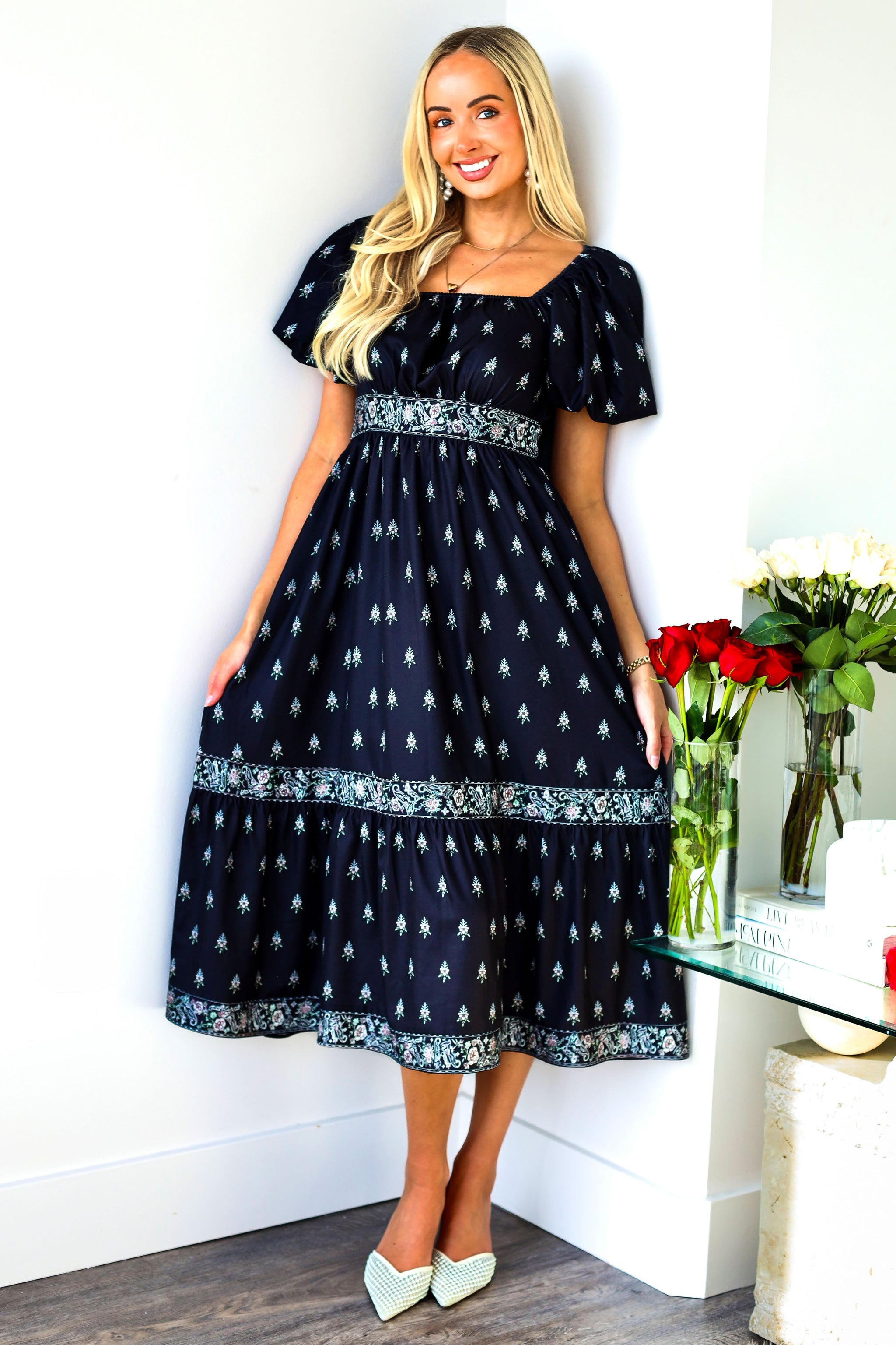 The Khalani Modest Floral Dress