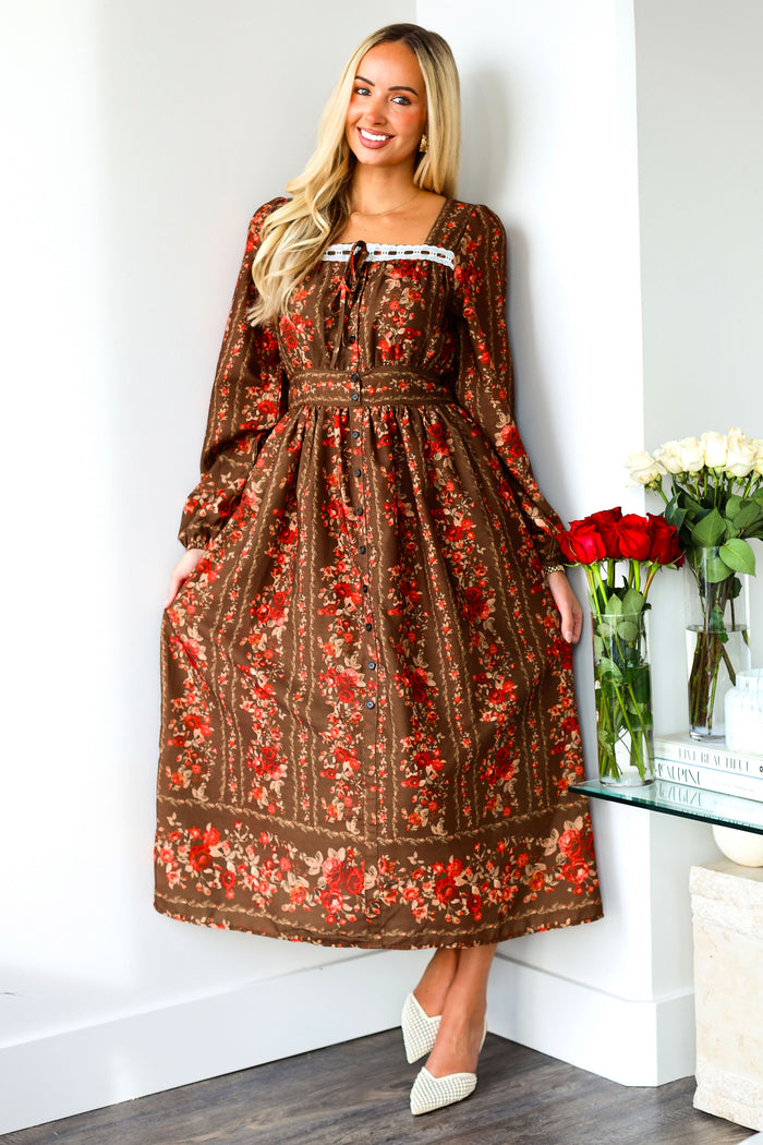 The Fiah Button Front Dress