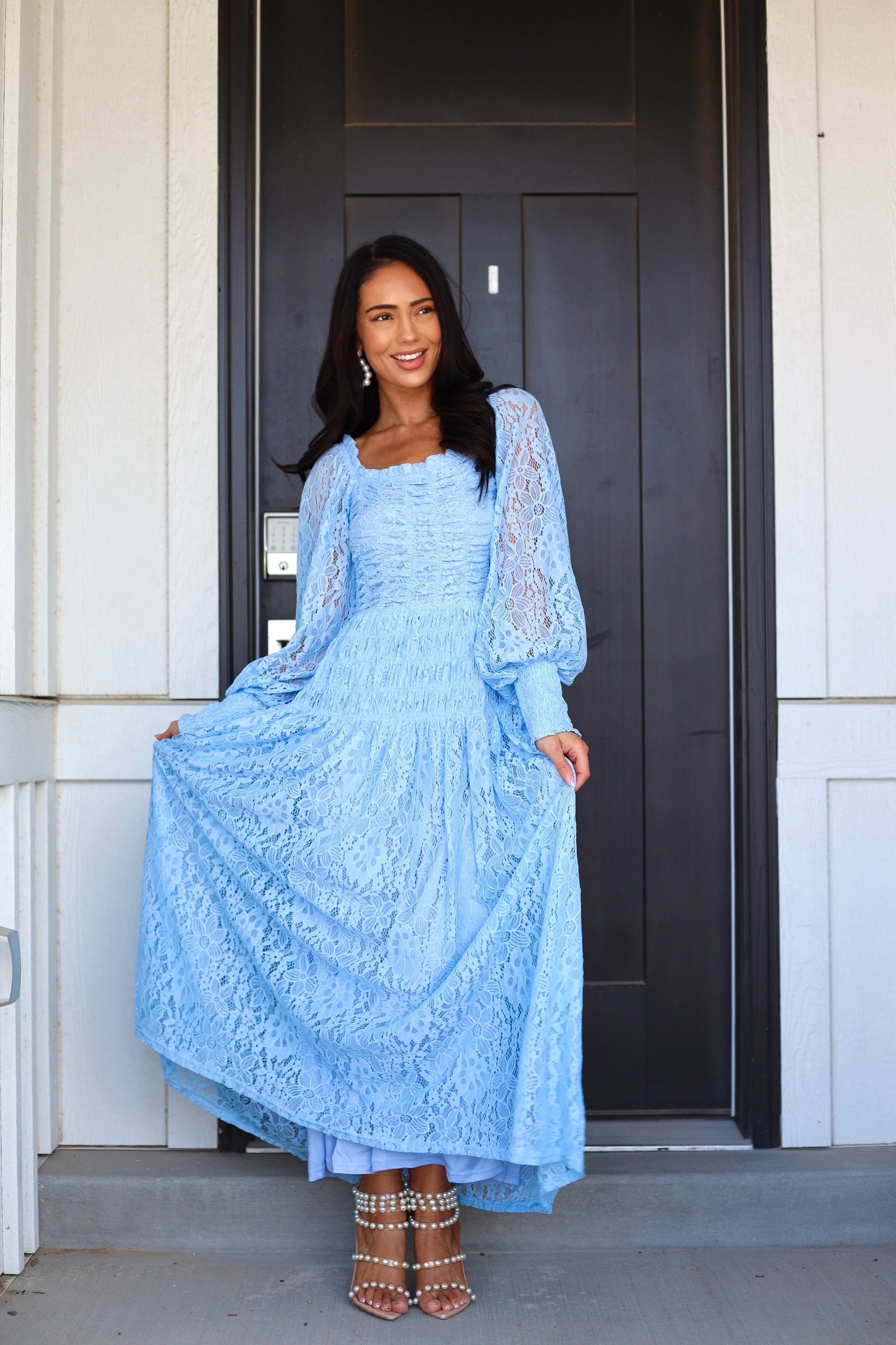 The Connie Modest Lace Dress