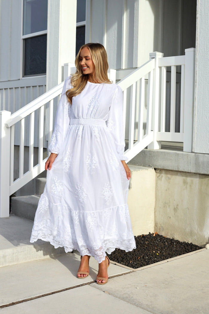 Shop Modest Dresses for Women | Conservative Clothing Tagged "White"