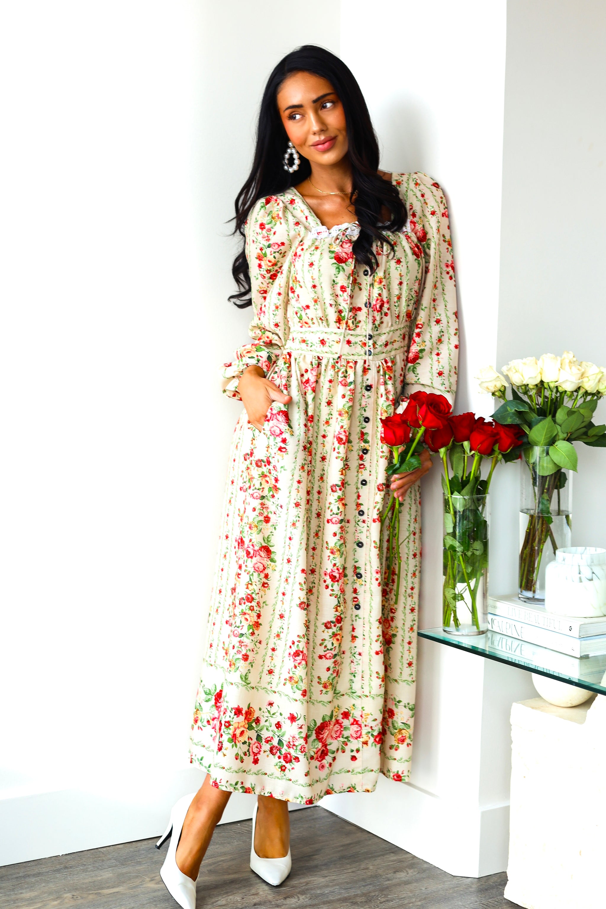 The Fiah Button Front Dress