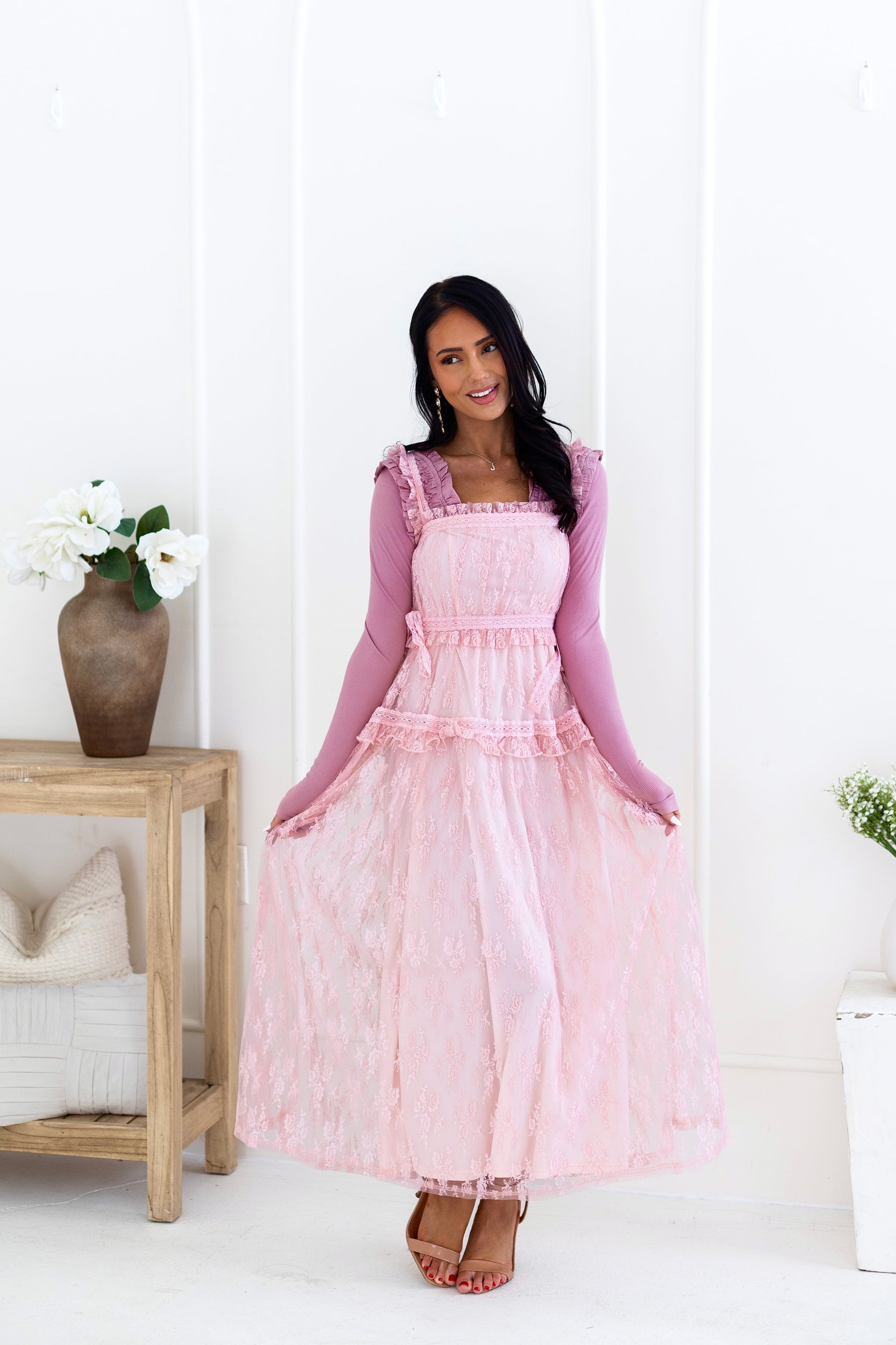 The Gretchyn Modest Lace dress