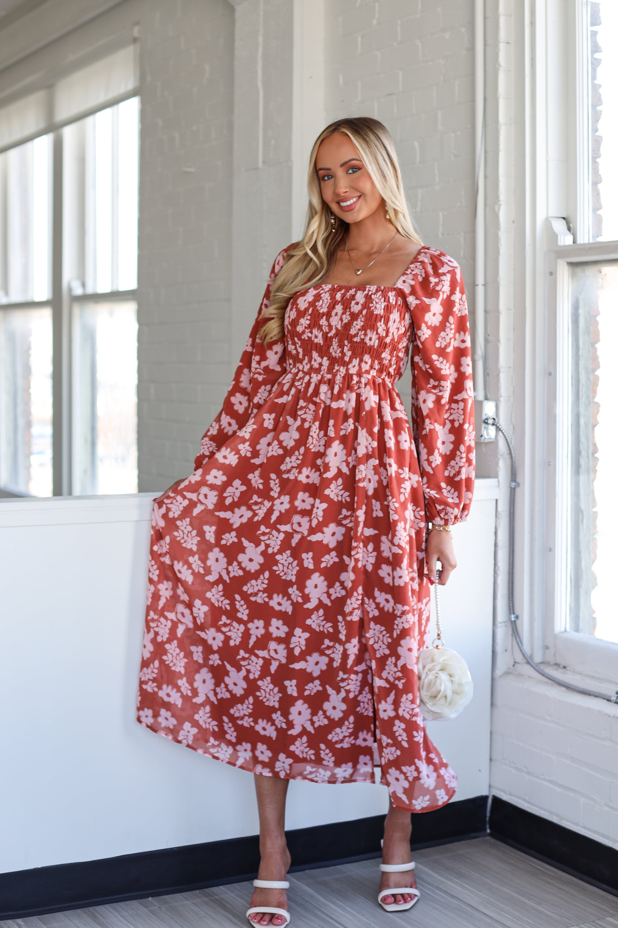 The Cambrey Modest Floral Dress