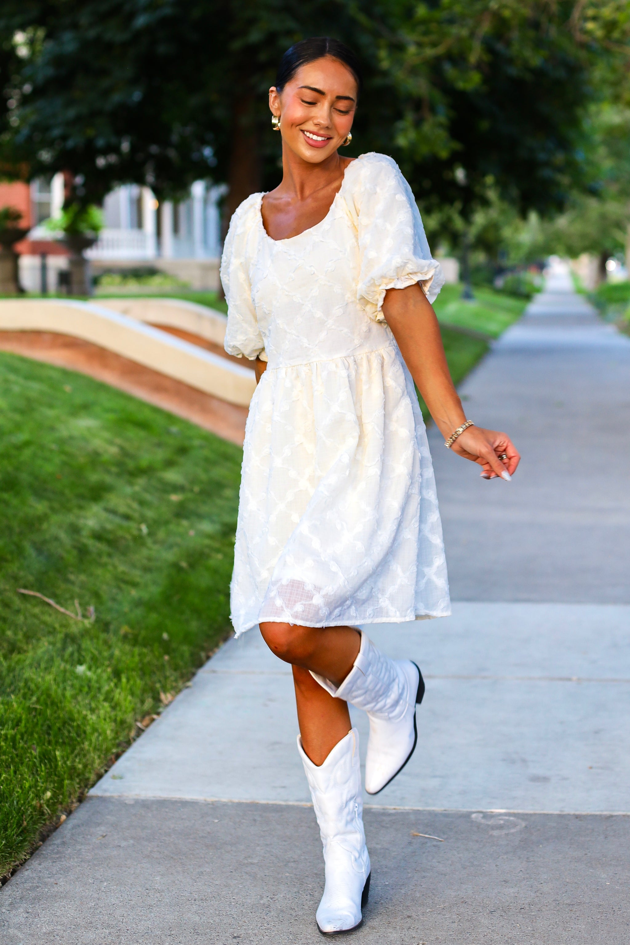 The Hayes Modest Floral Dress