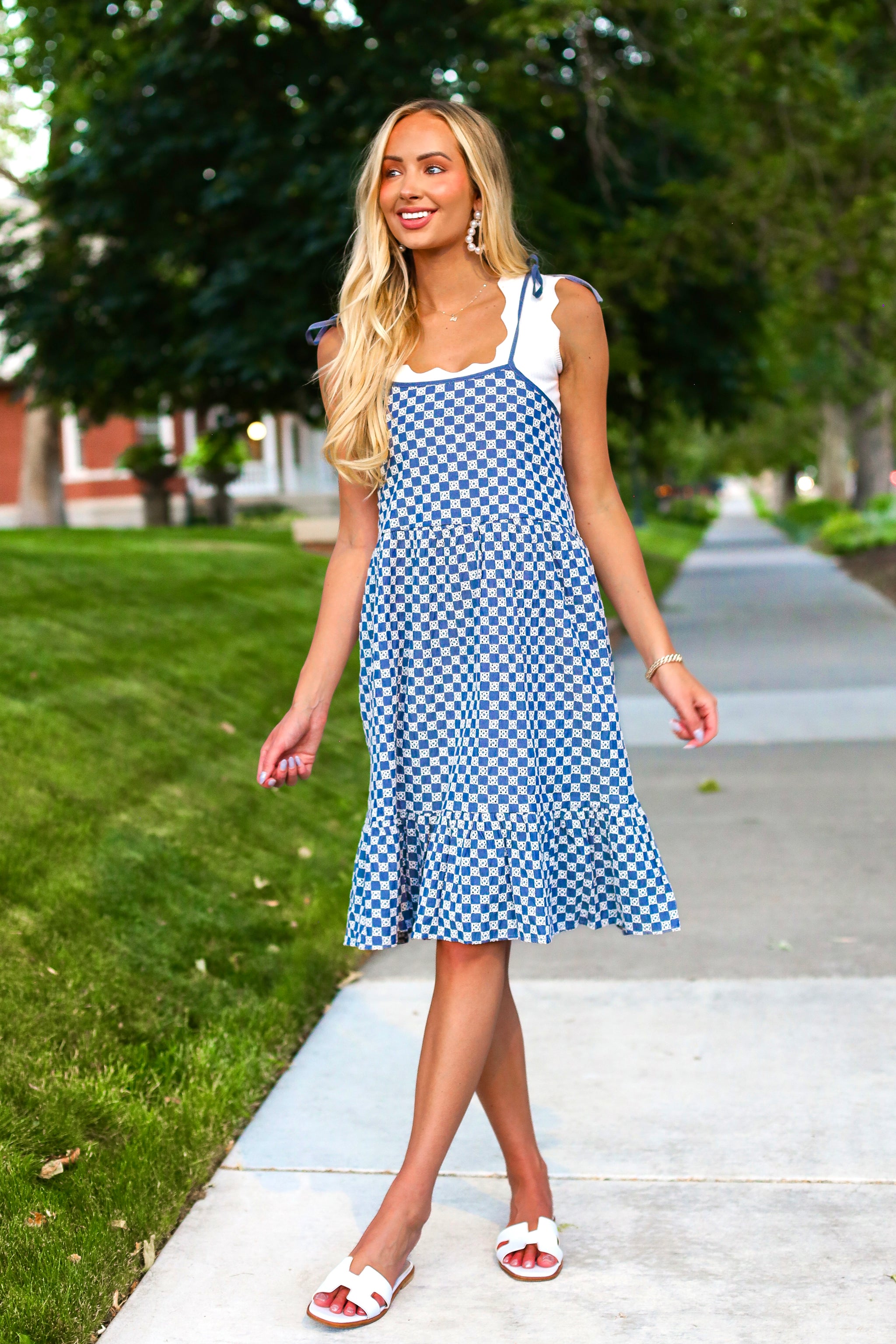 The Maddie Modest Jumper Dress