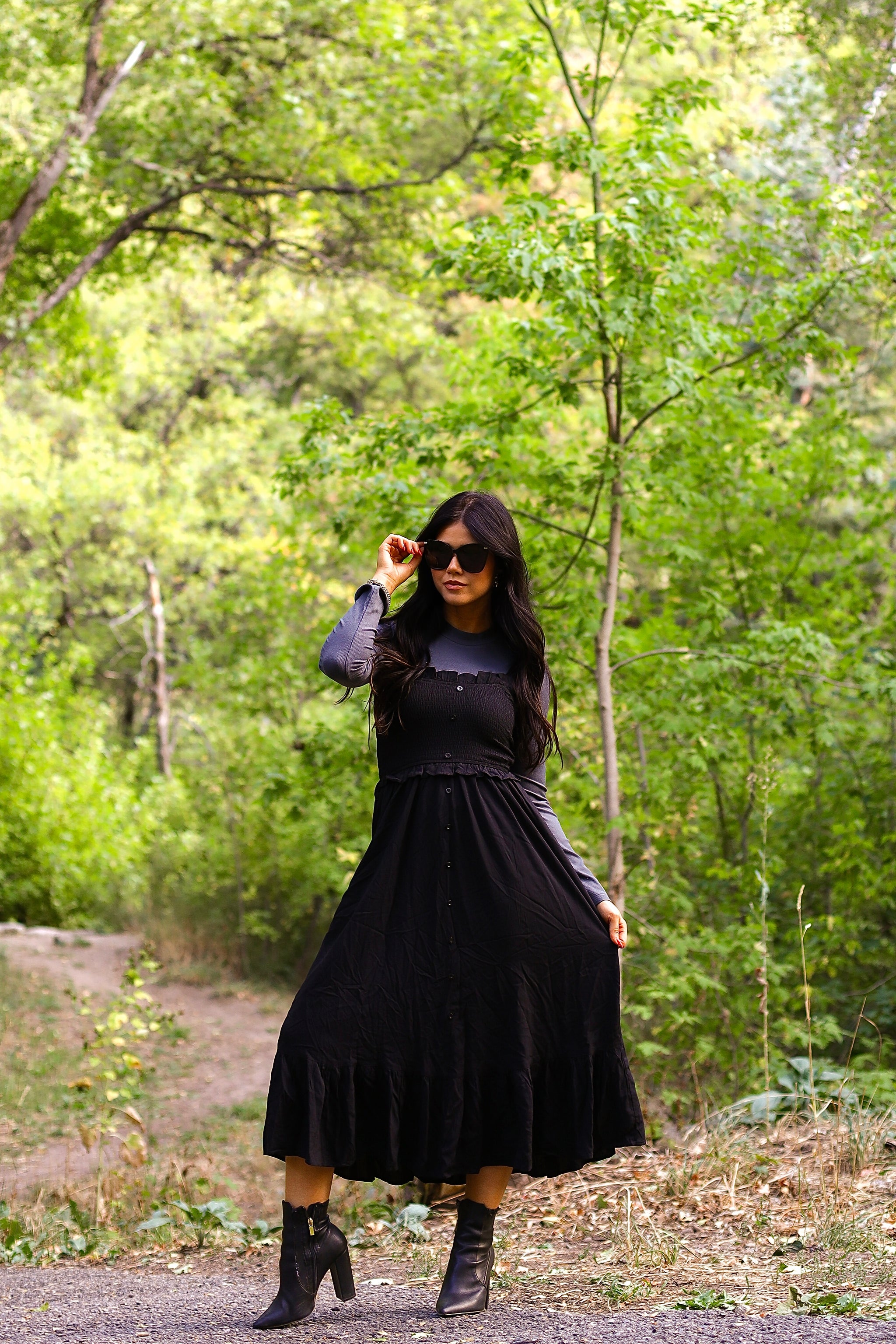 The Jones Modest Jumper Dress