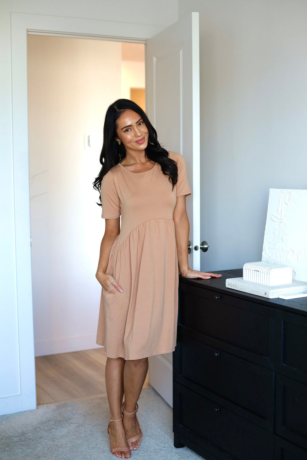 The Randi Modest Eyelet Dress