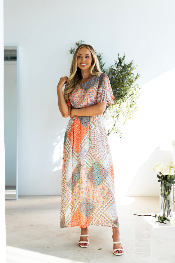 The Glee Modest Floral Dress