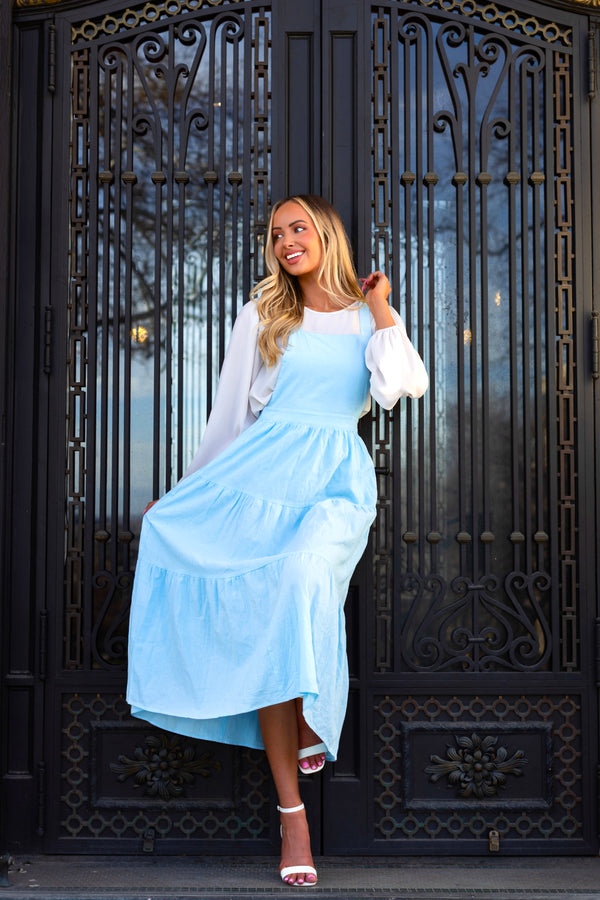 The Camdyn Modest Overall Dress
