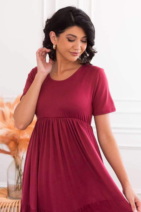 The Breona Modest Swing Dress