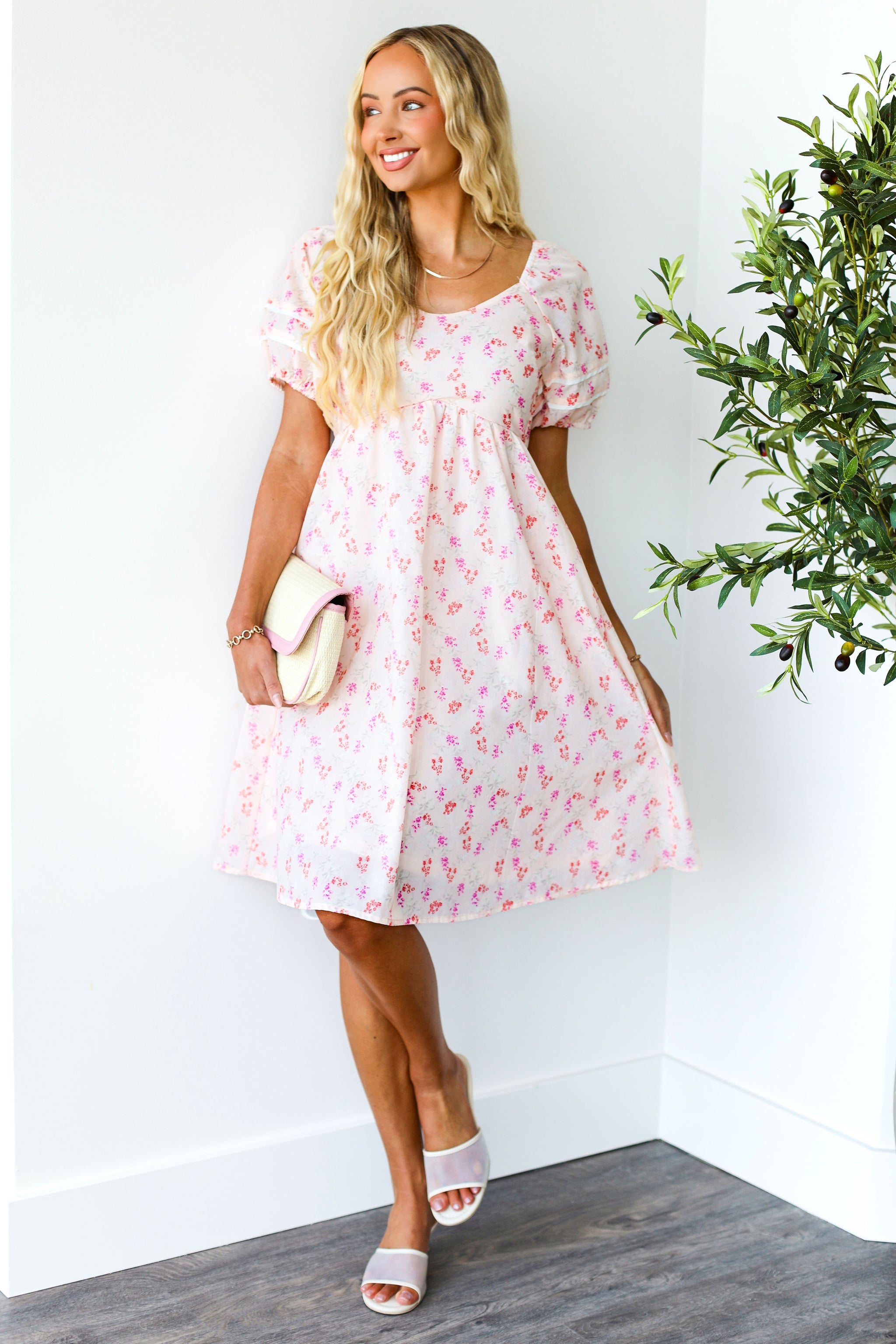The Brigetta Modest Floral Dress