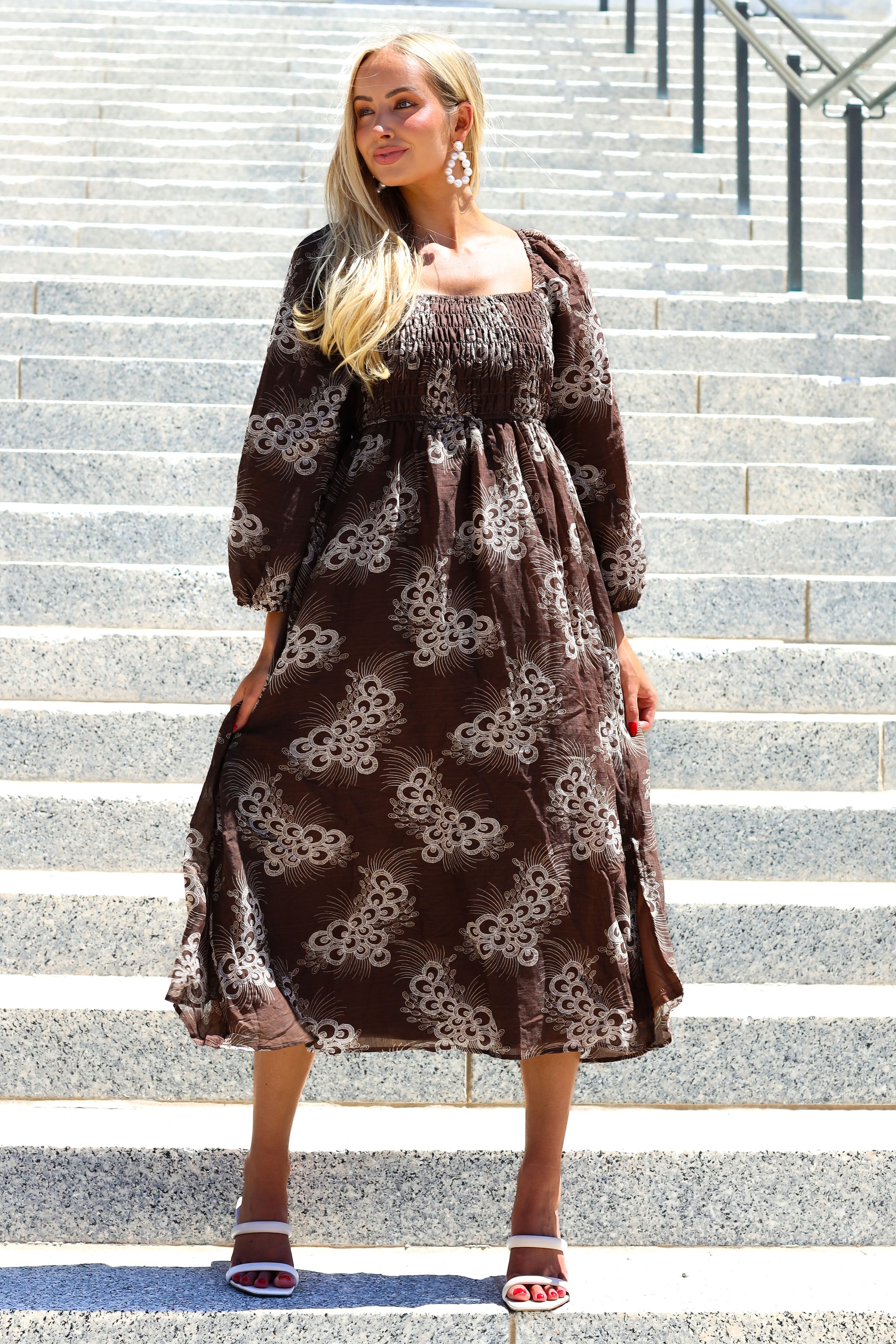 The Cambrey Modest Floral Dress