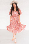 The Kinsie Modest Floral Dress