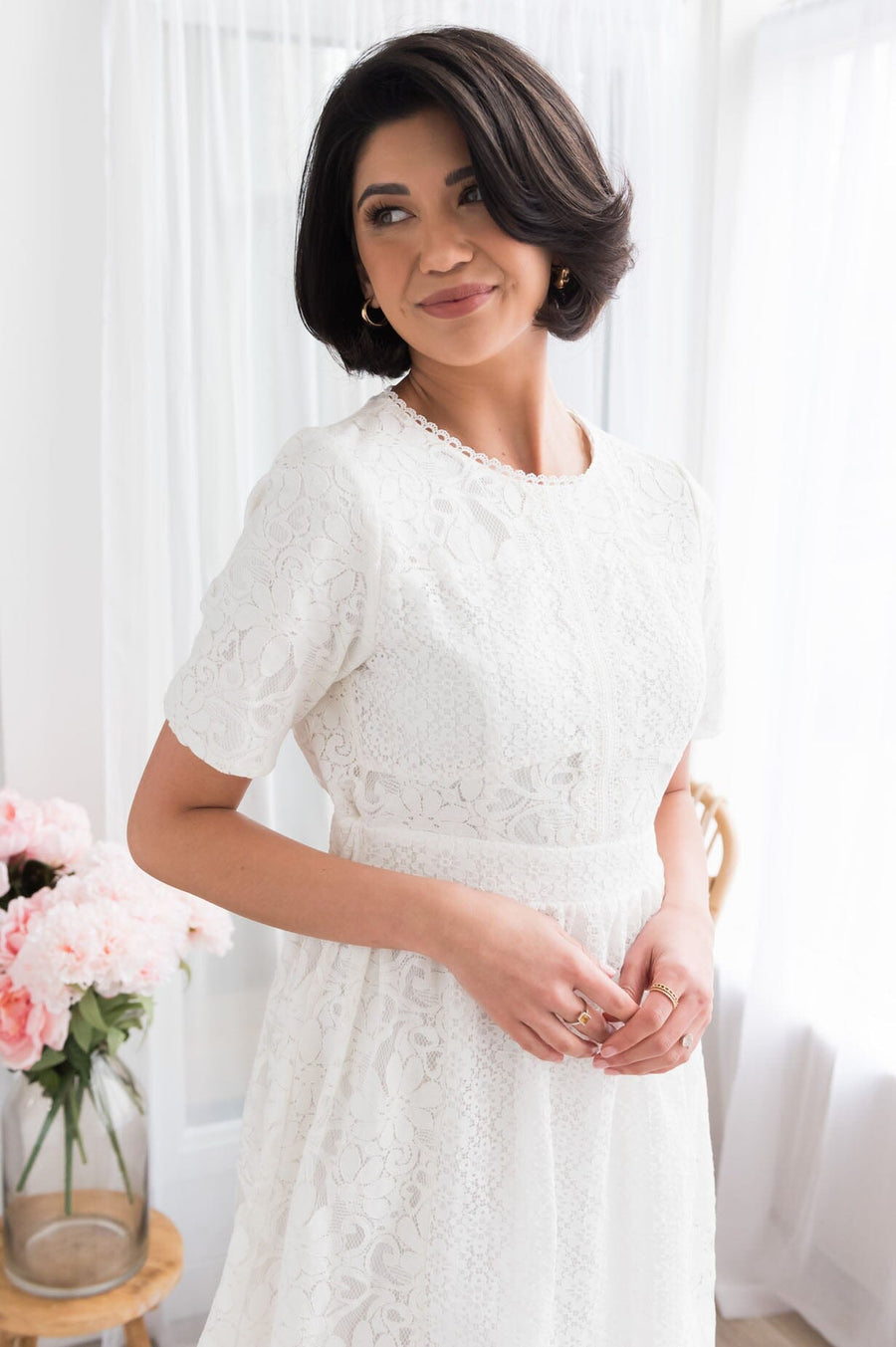 Modest Lace Dresses for Women - NeeSee's Dresses