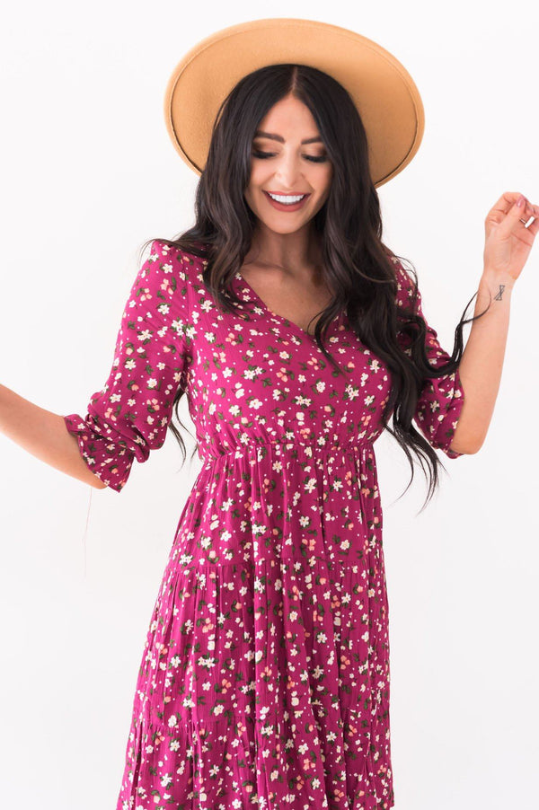 The Kassidee Modest Floral Dress