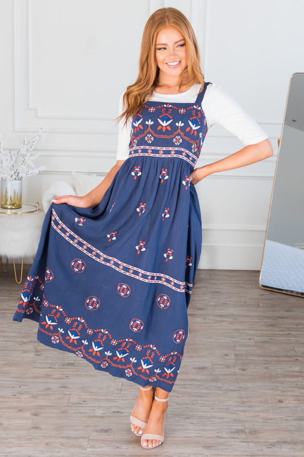 The Sedona Modest Jumper Dress