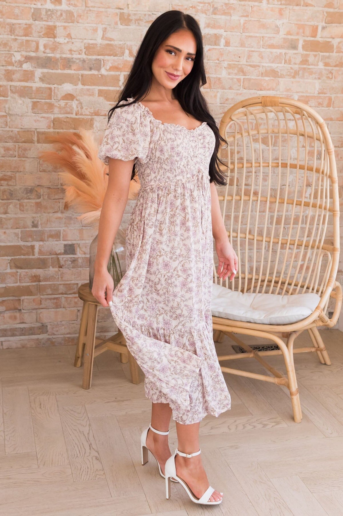 The Rudee Modest Floral Dress