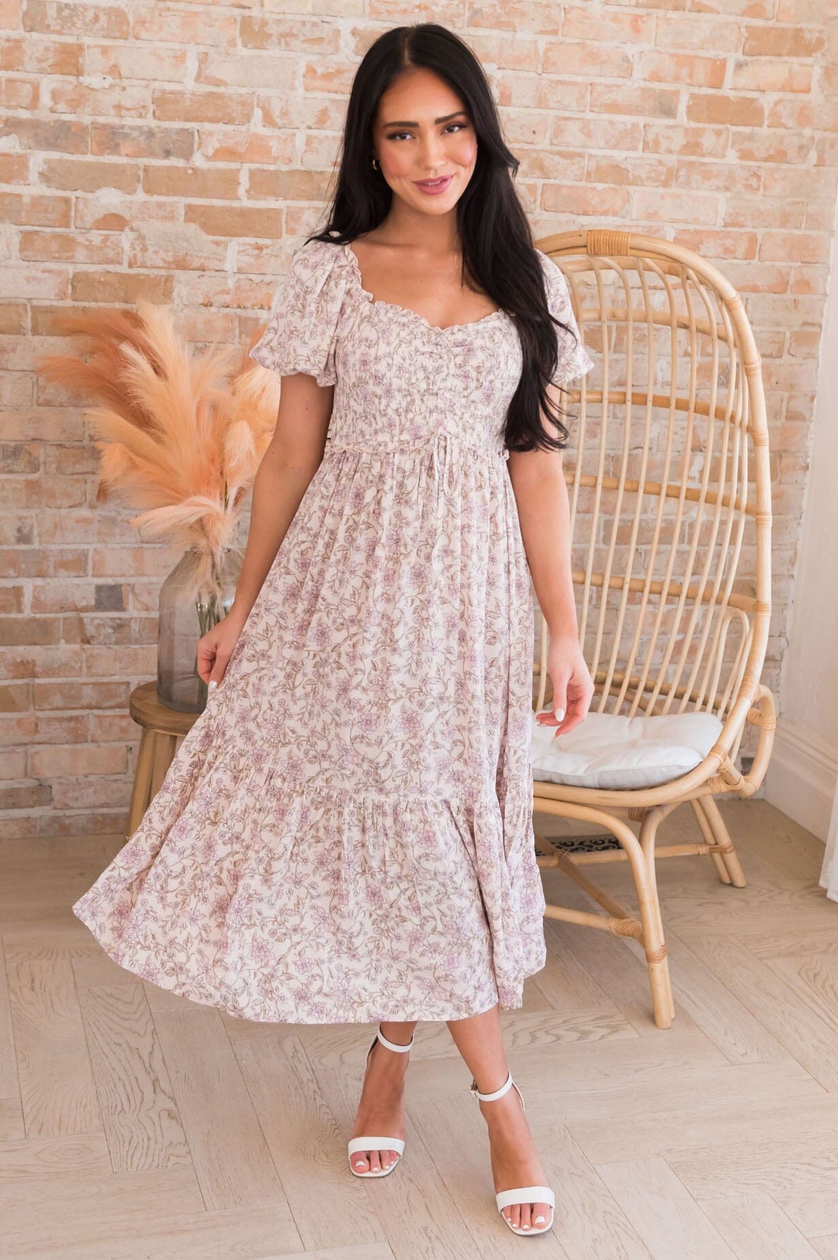 The Rudee Modest Floral Dress