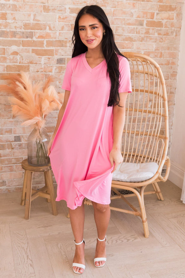 The Brenley Modest Swing Dress