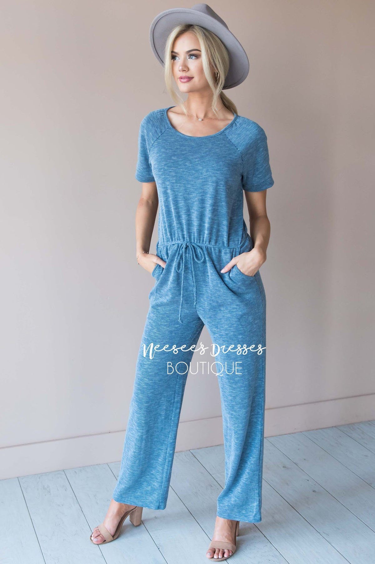 Denim Blue Modest Jumpsuit | Best Place To Buy Modest Dresses