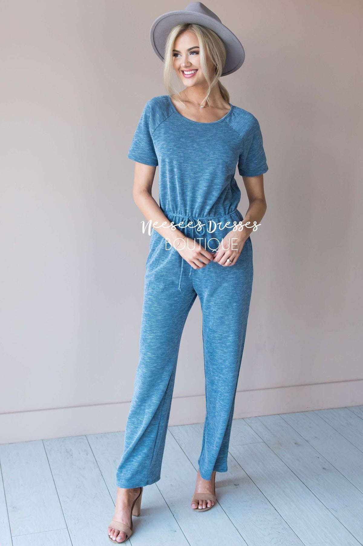 Denim Blue Modest Jumpsuit | Best Place To Buy Modest Dresses