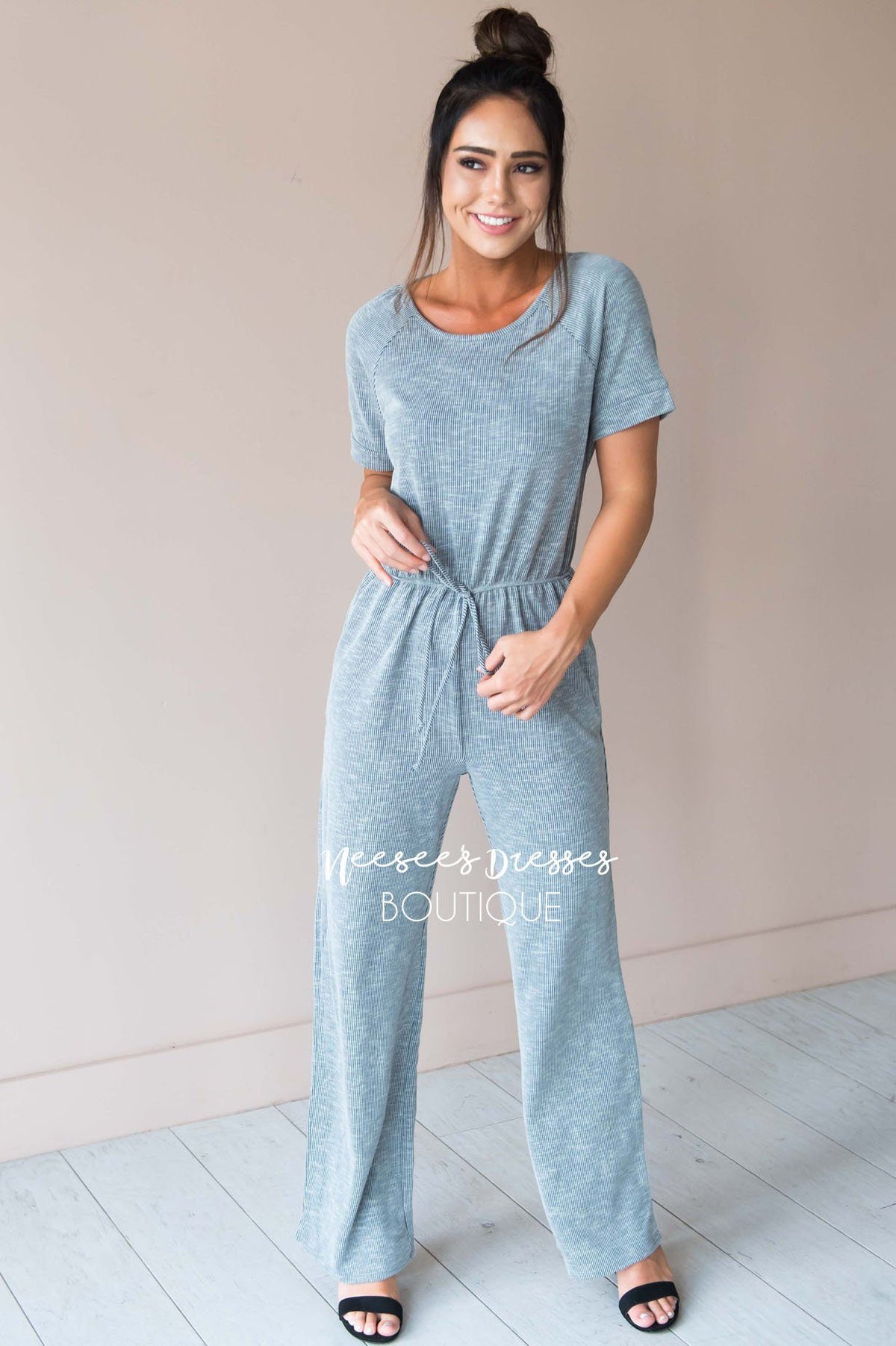 Gray Modest Jumpsuit | Best Place To Buy Modest Dresses