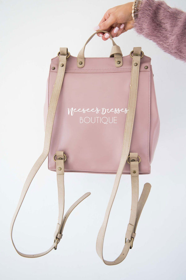 Travel Companion Dusty Pink Backpack | Cute Comfy Fall Cardigans