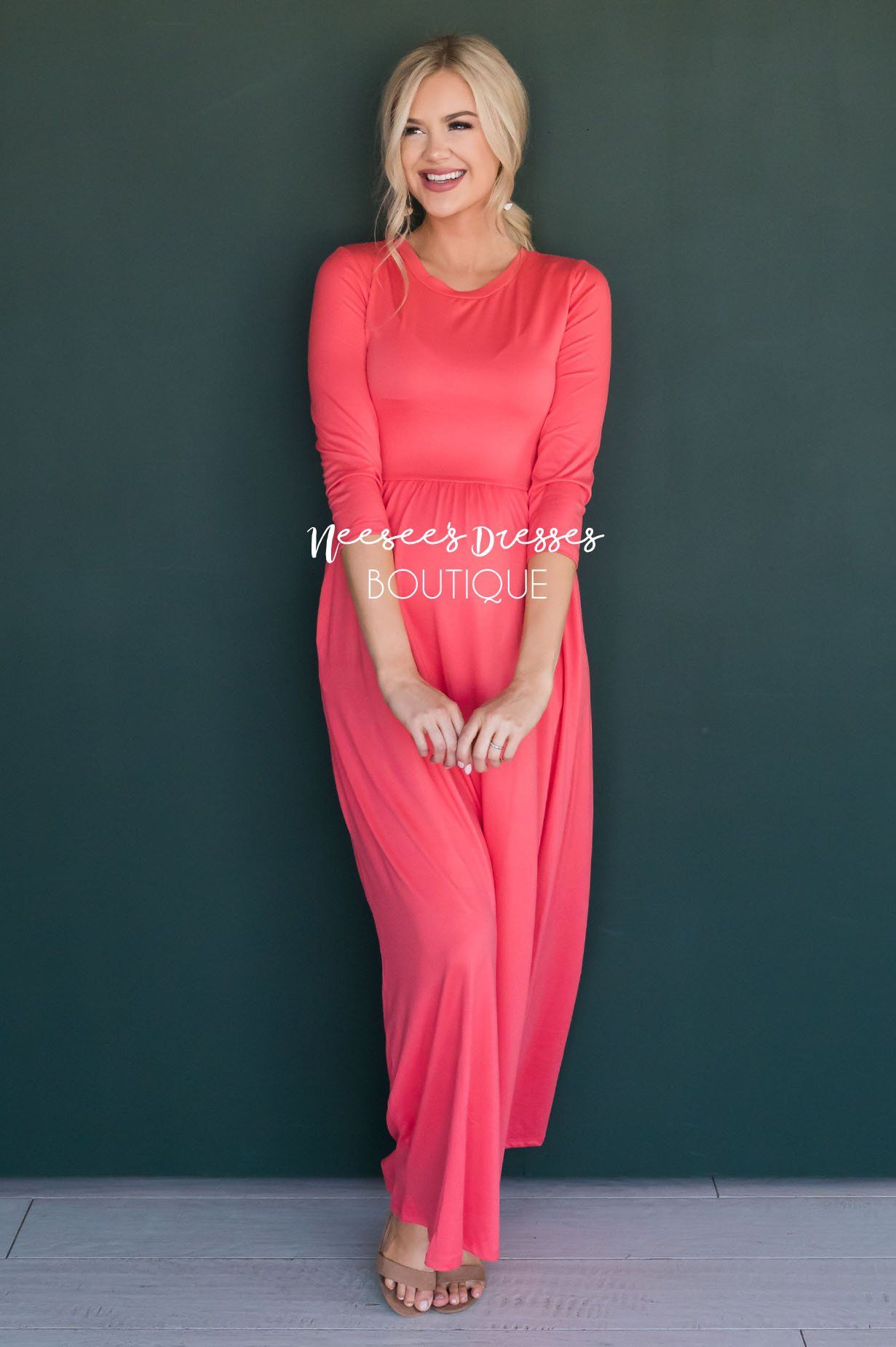 The Sharalee Modest Maxi Dress