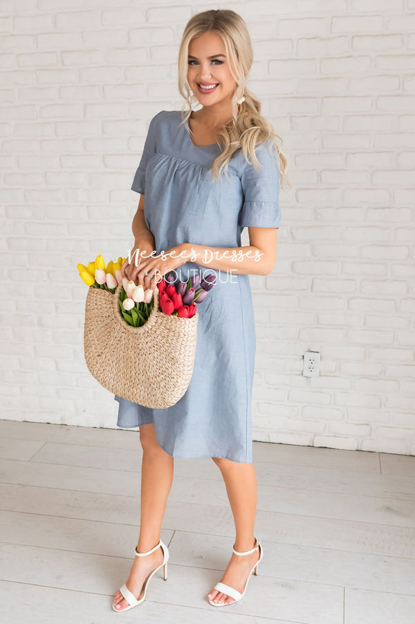 The Denise Modest Shift Dress