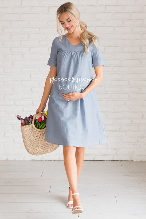 The Denise Modest Shift Dress