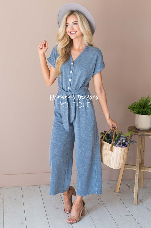 Dusty Navy Modest Jumpsuit | Best Place To Buy Modest Dresses