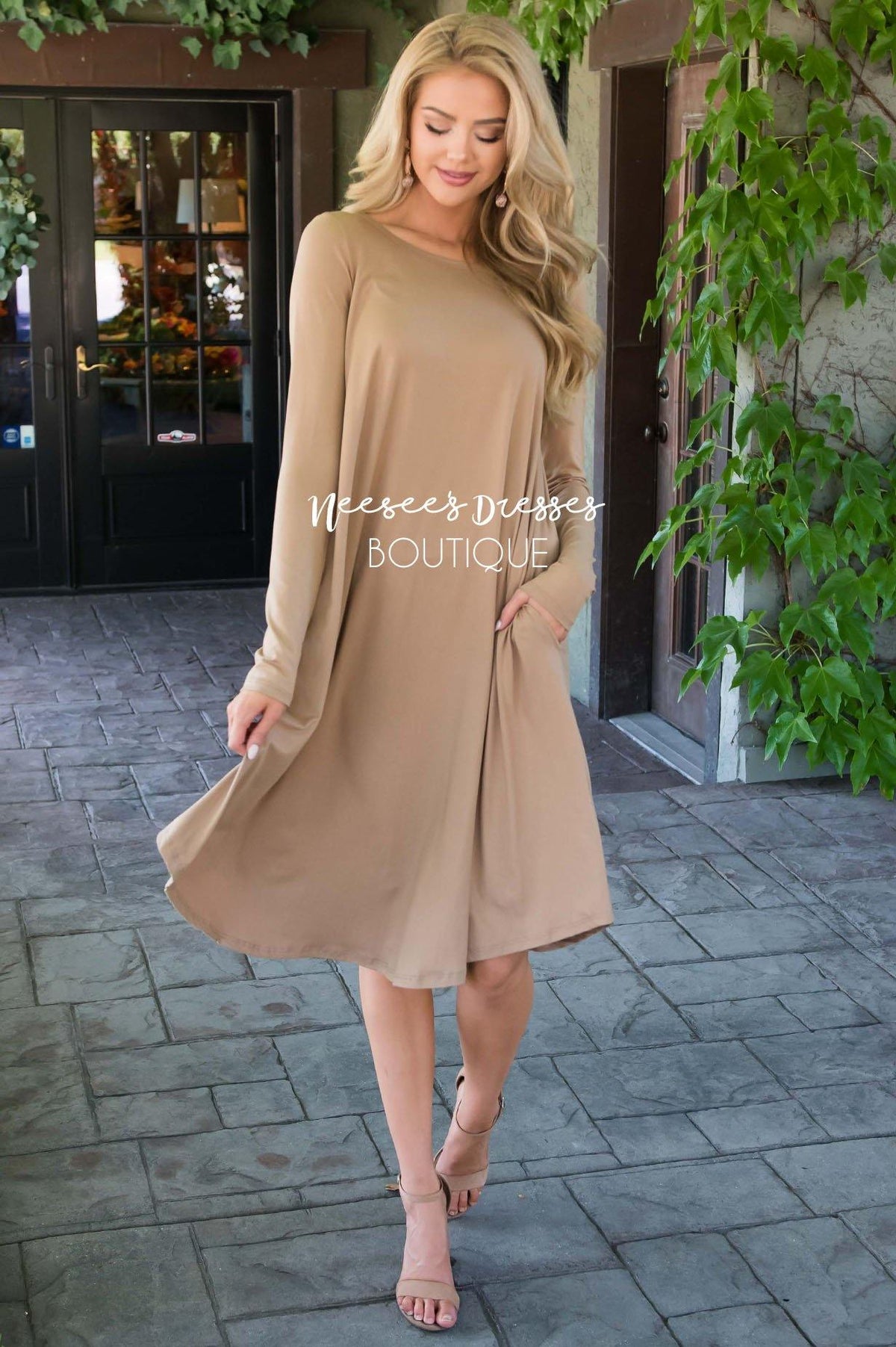 Sahara Desert Pocket Swing Modest Dress | Best Online Modest Boutique ...