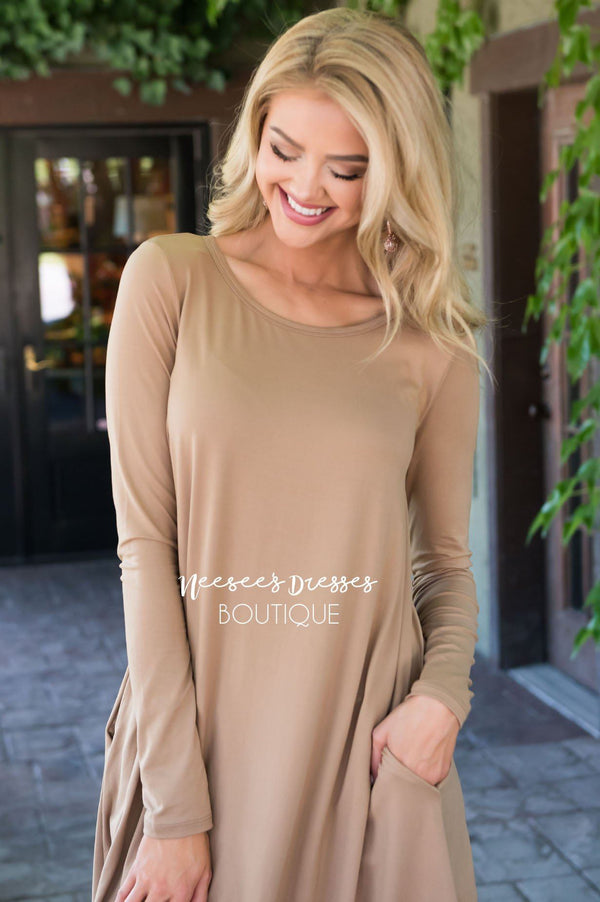 Sahara Desert Pocket Swing Modest Dress | Best Online Modest Boutique ...