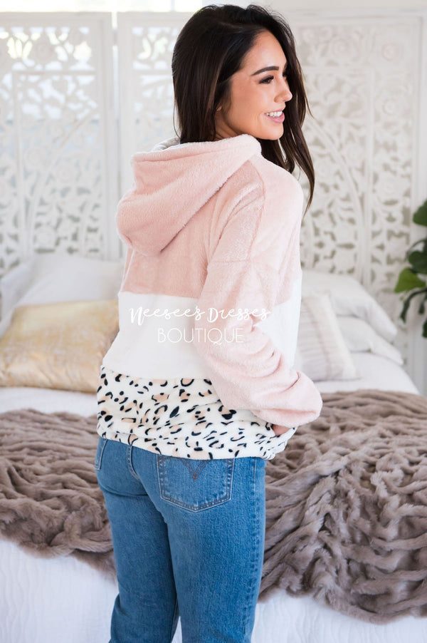 Own Kind of Beautiful fleece hooded Top Modest Blouses | Best and ...