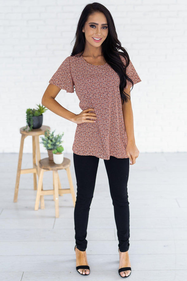 The Ditzy Floral Modest Blouse